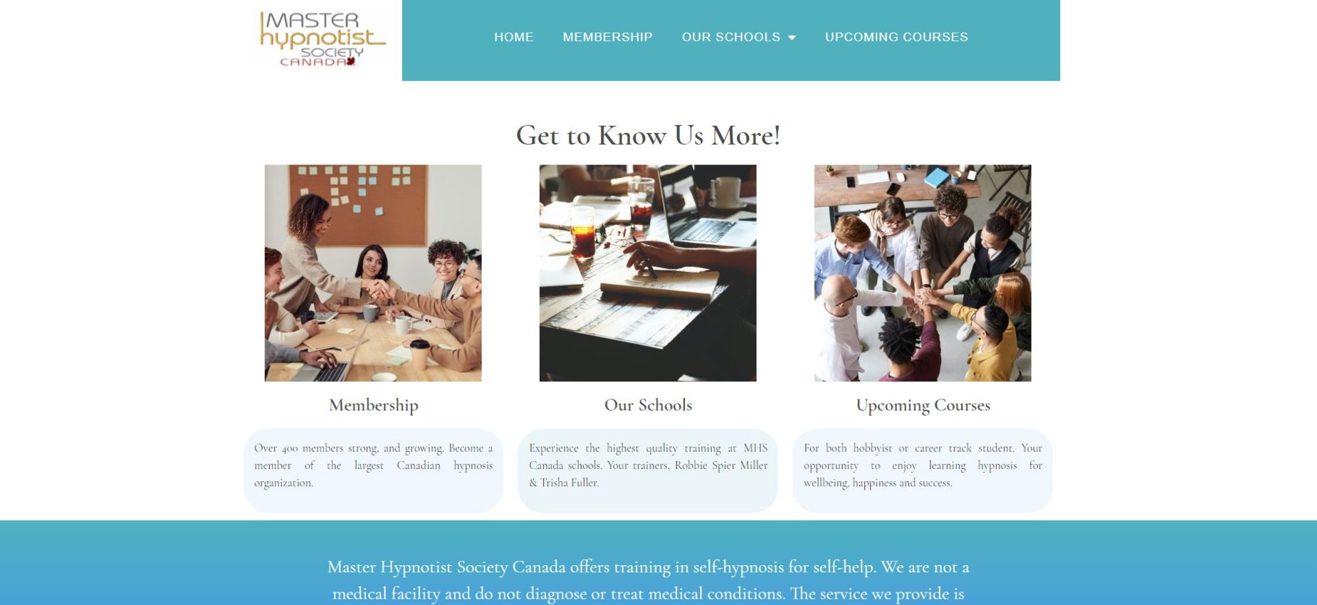 Home - Excellent Hypnosis Training | Master Hypnotist Society of Canada